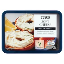 Tesco Soft Cheese Plain Full Fat 200G - Tesco Groceries