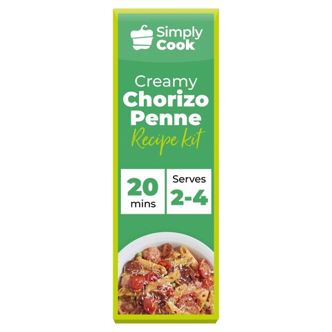 Simply Cook Creamy Chorizo Penne Recipe Kit 39g - Tesco Groceries