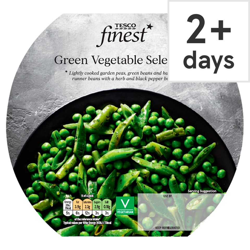 Tesco Finest Green Vegetable Selection 250G - Tesco Groceries