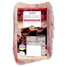 Tesco Northern Irish Beef Brisket joint 600g - 1Kg - Tesco Groceries