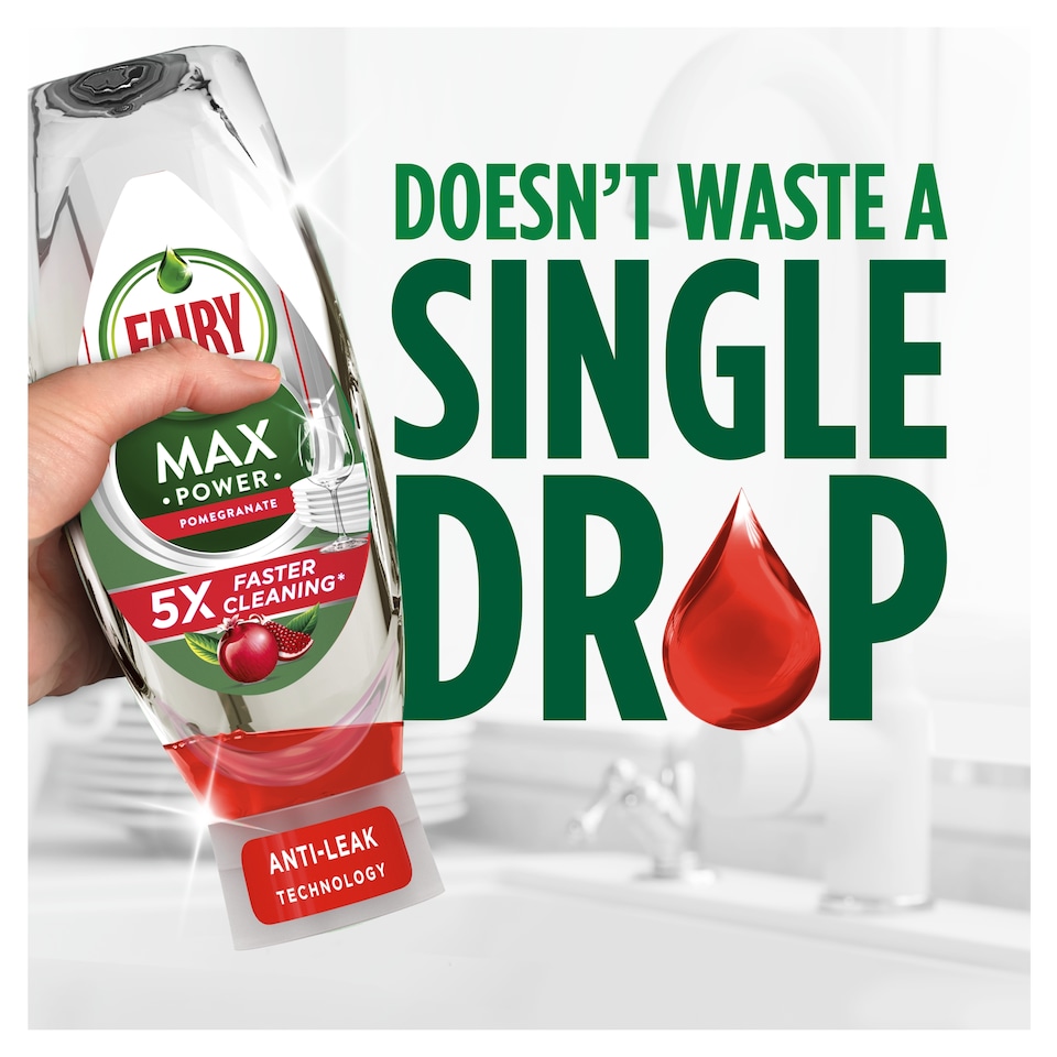 Fairy Max Power Washing Up Liquid Mrs Hinch's Spring Edition Cherry ...