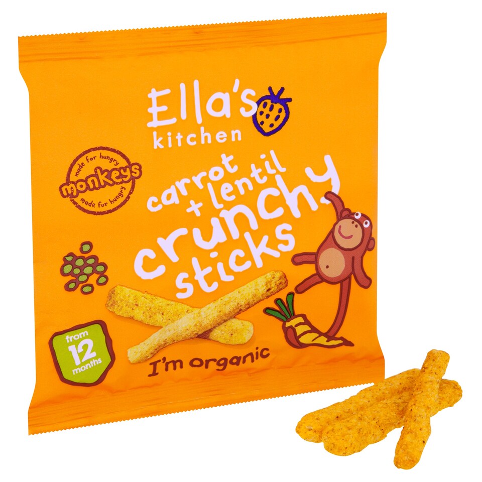 Ella's Kitchen Lentil Stick Carrot & Cumin 15G - Tesco Groceries