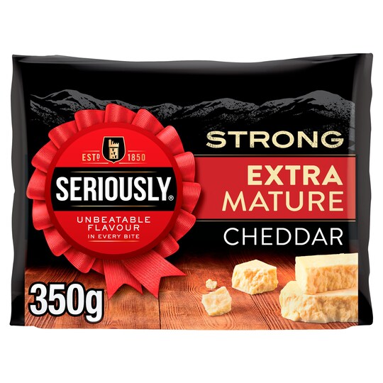Mclellands Seriously Strong Cheddar White 350G - Tesco Groceries