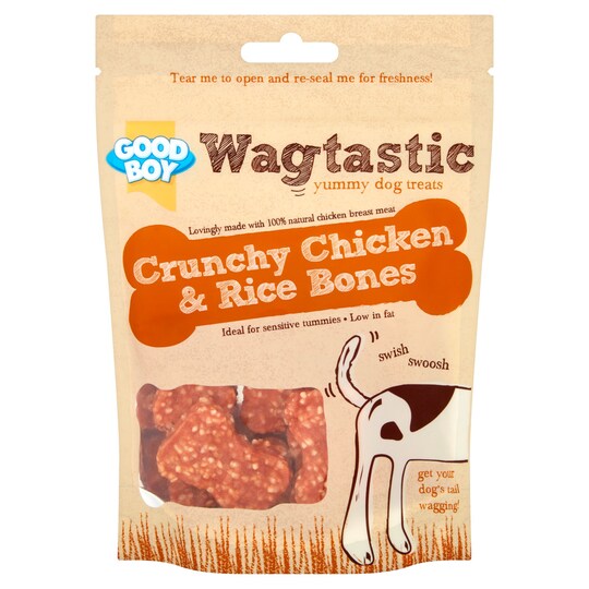 Good Boy Crunchy Chicken & Rice Bones 70G - Tesco Groceries