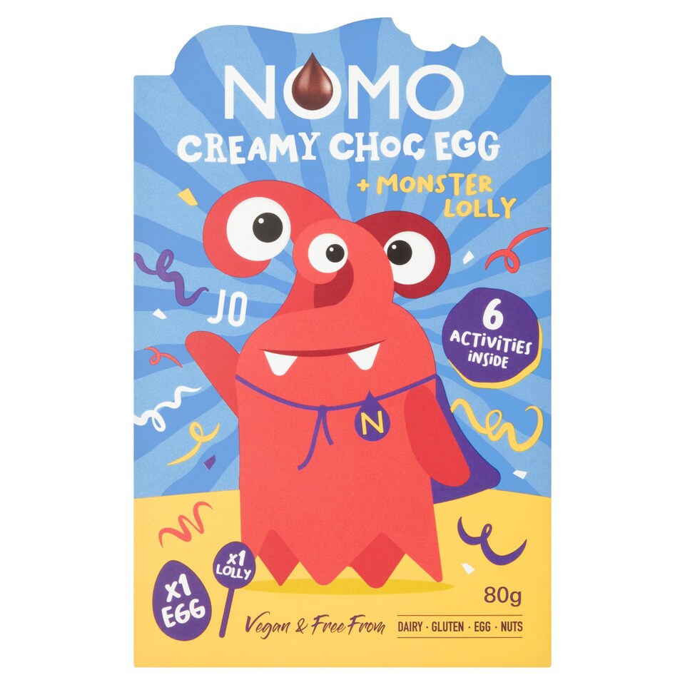 Nomo Little Monster Egg And Lolly 80G - Tesco Groceries
