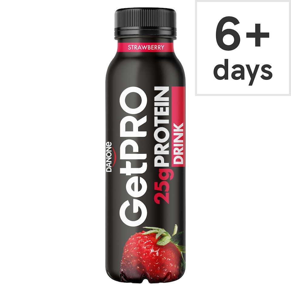 GetPro Strawberry High Protein Yoghurt Drink 300g - Tesco Groceries
