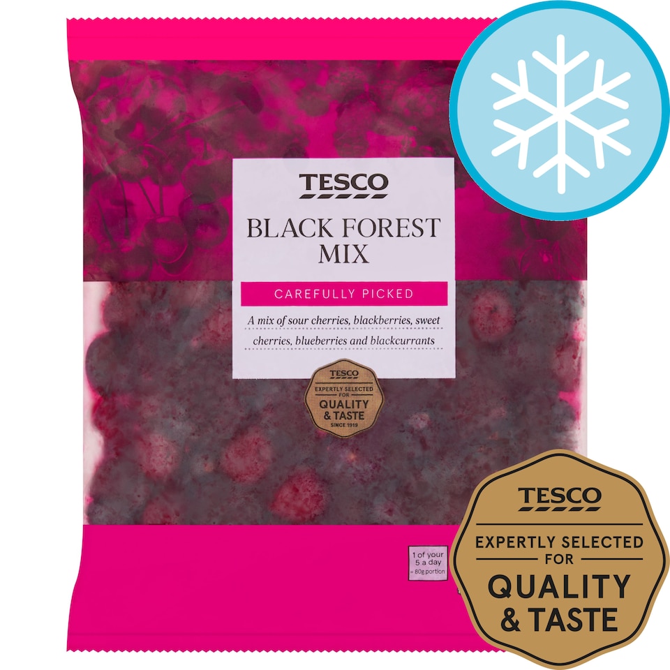 Tesco Black Forest Fruits Mix 500G - Tesco Groceries