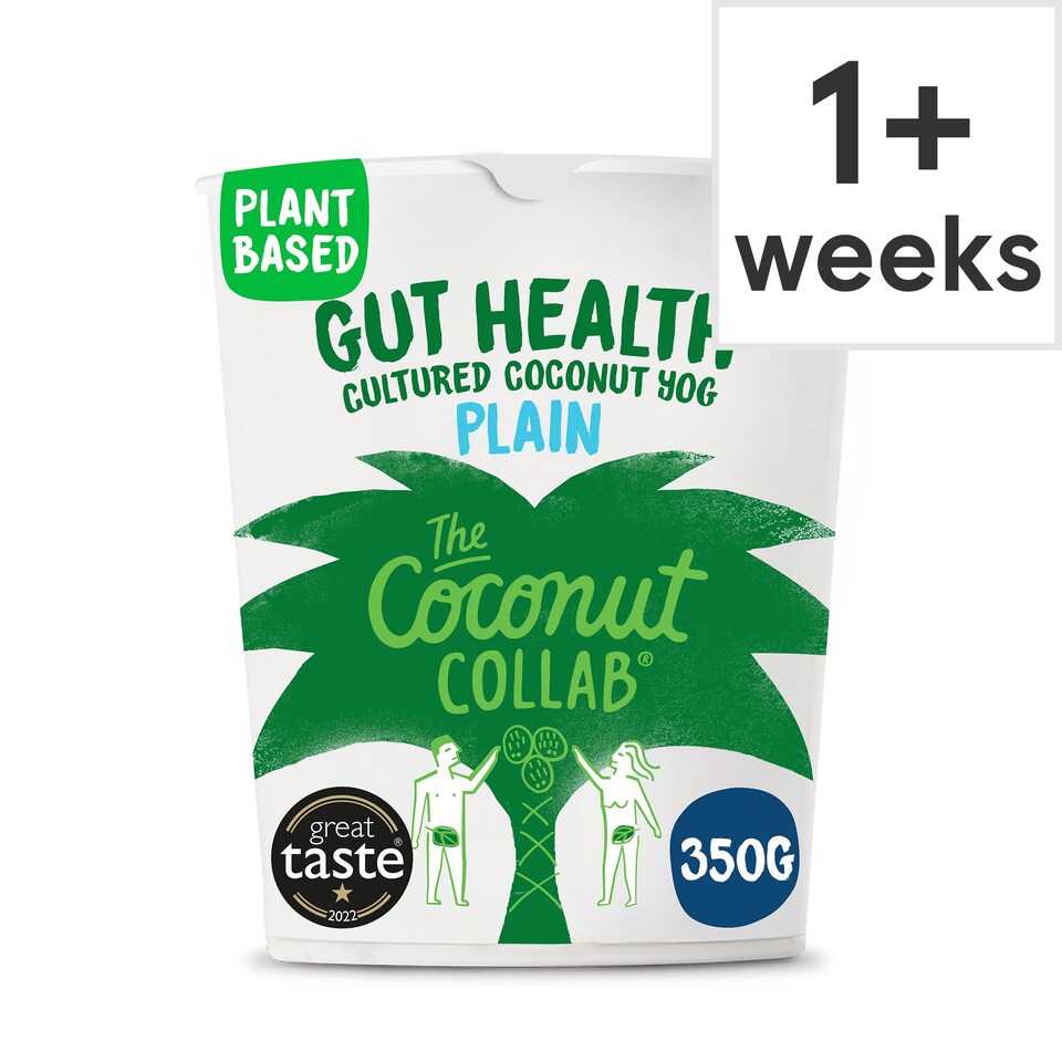 The Coconut Collaborative Plain Cultured Coconut Yogurt 350G - Tesco ...
