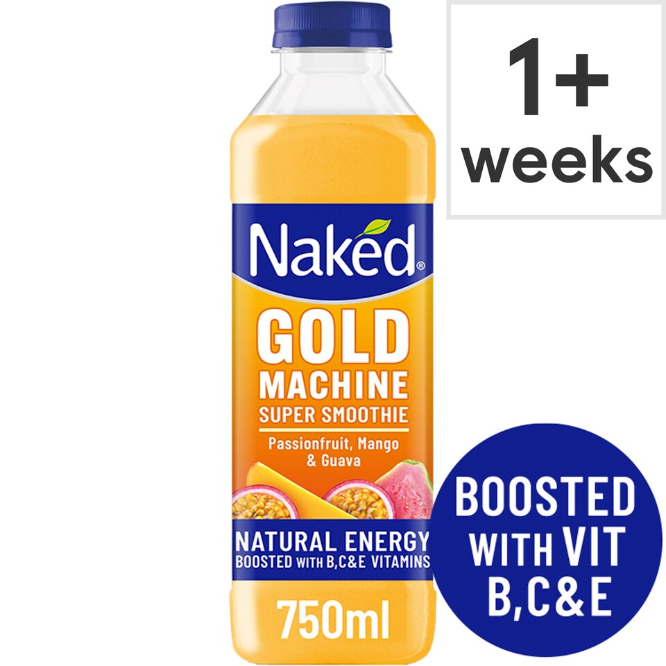 Naked Gold Machine Super Smoothie 750Ml - Tesco Groceries