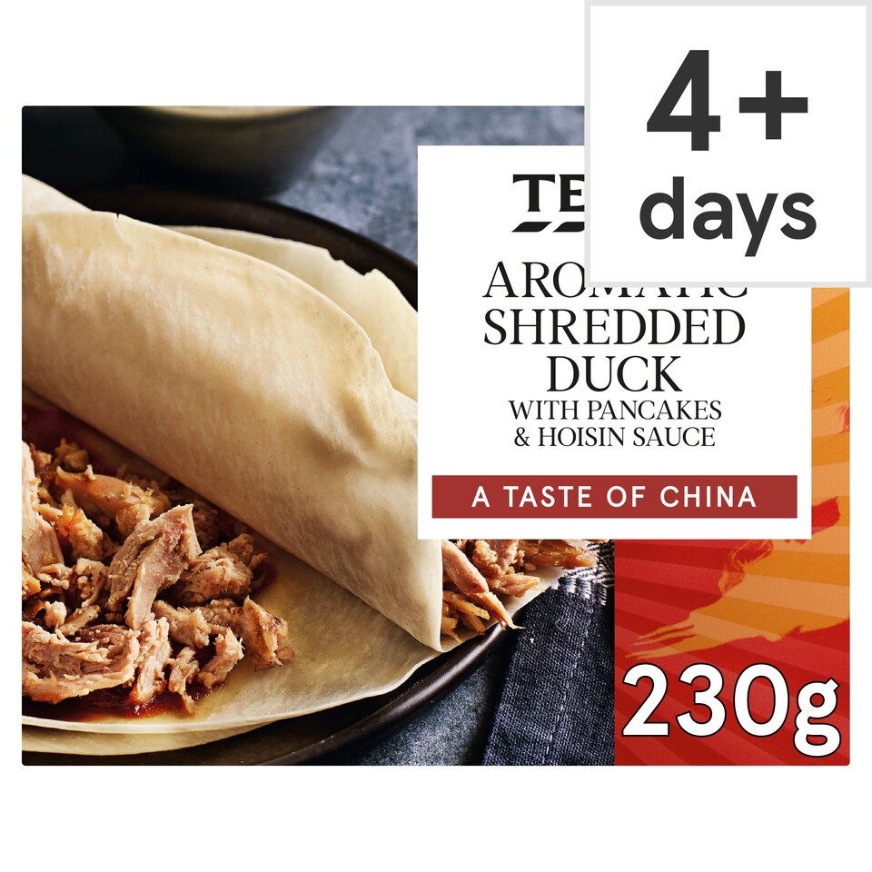 Tesco Aromatic Shredded Duck & Pancakes 230G - Tesco Groceries