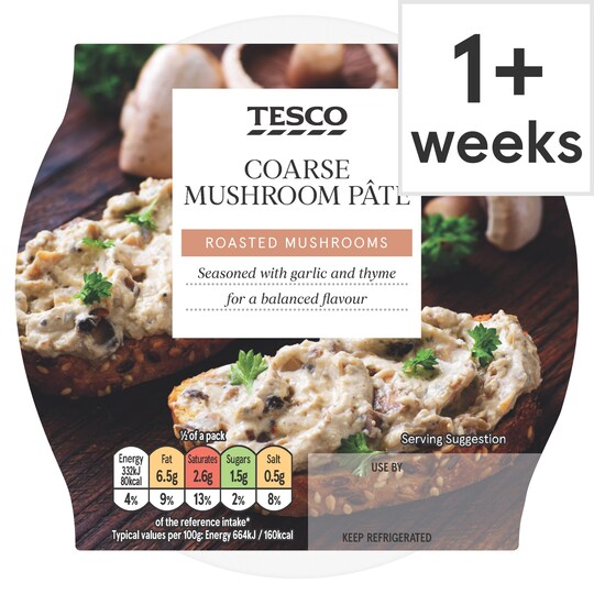Tesco Mushroom Pate 100G - Tesco Groceries