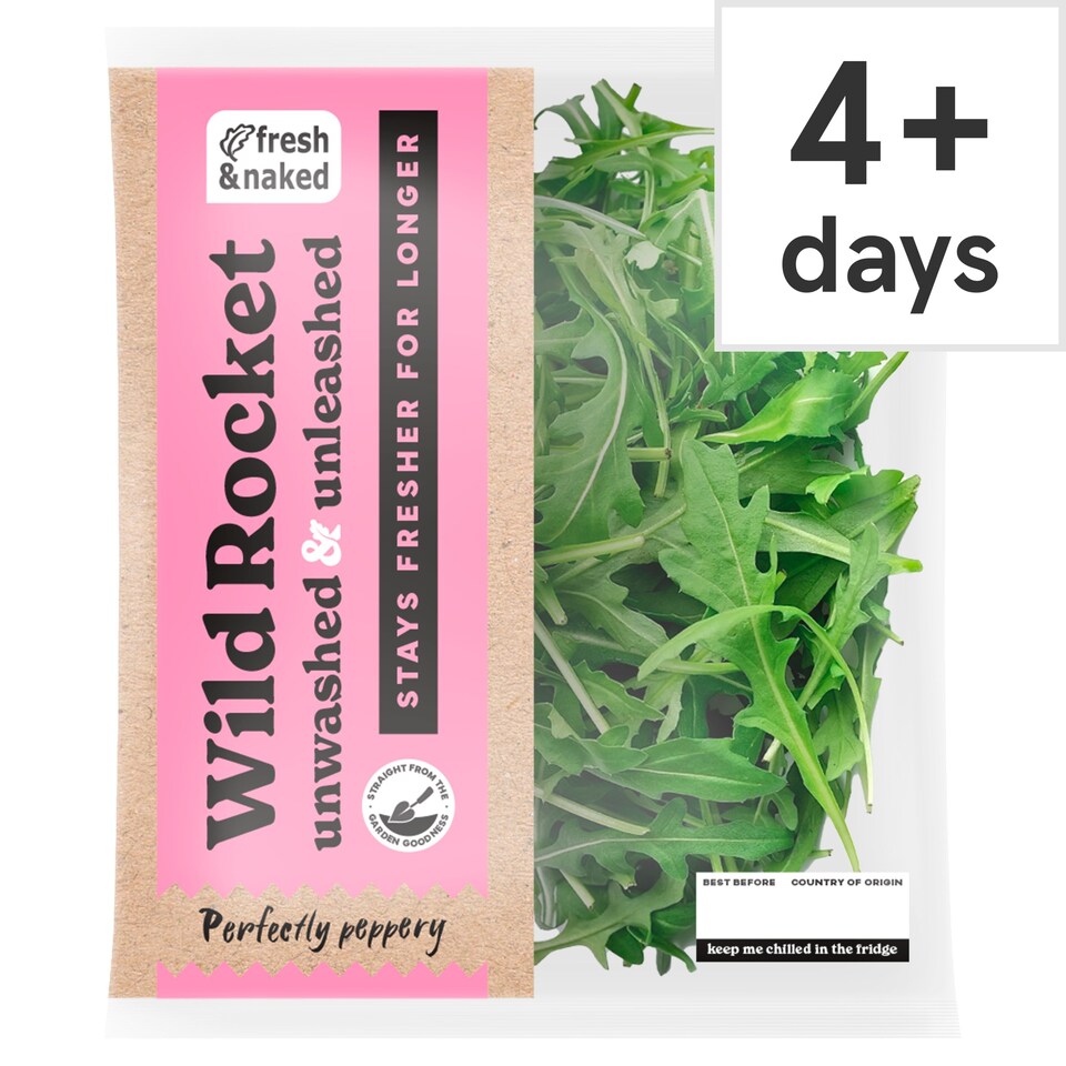 Fresh & Naked Just Wild Rocket 60G - Tesco Groceries