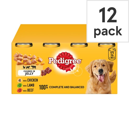 Pedigree Variety Pack In Jelly 12 X 385G - Tesco Groceries