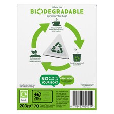 Pg Tips Decaffeinated 70 Tea Bags 203G - Tesco Groceries