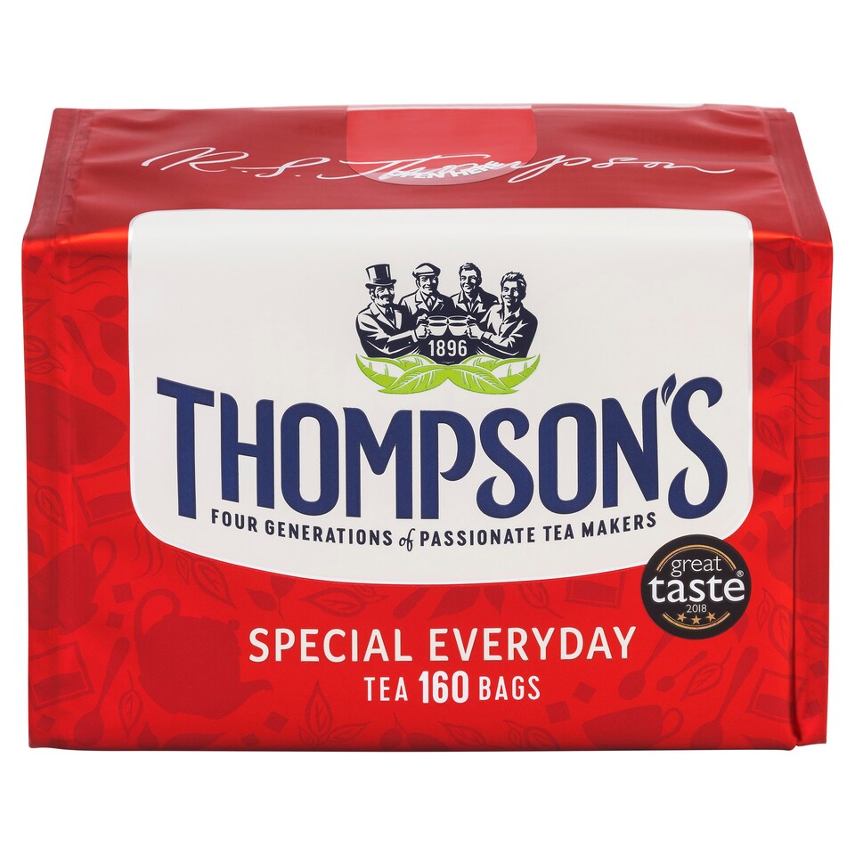Thompson's Special Everyday 160 Tea Bags 500G - Tesco Groceries