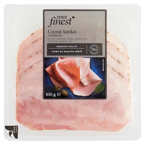 Tesco Finest Smoked Ham with Cumin 100g - Tesco Groceries