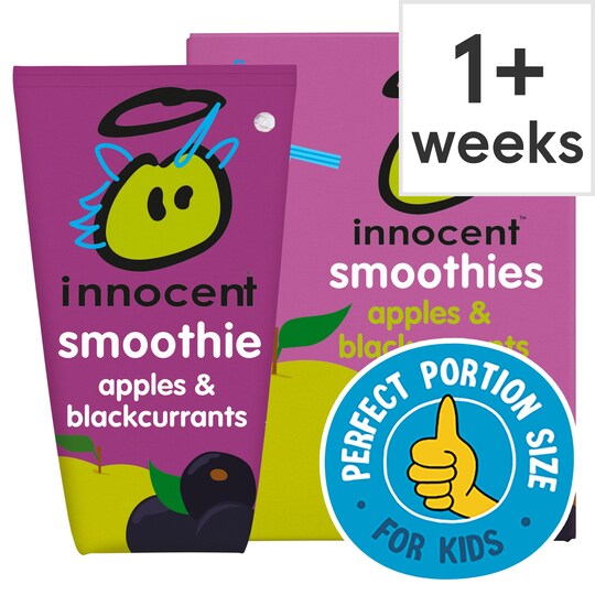 Innocent Kids Smoothies Apple & Blackcurrant 4X150ml - Tesco Groceries