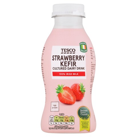 Tesco Strawberry Kefir 500g - Tesco Groceries