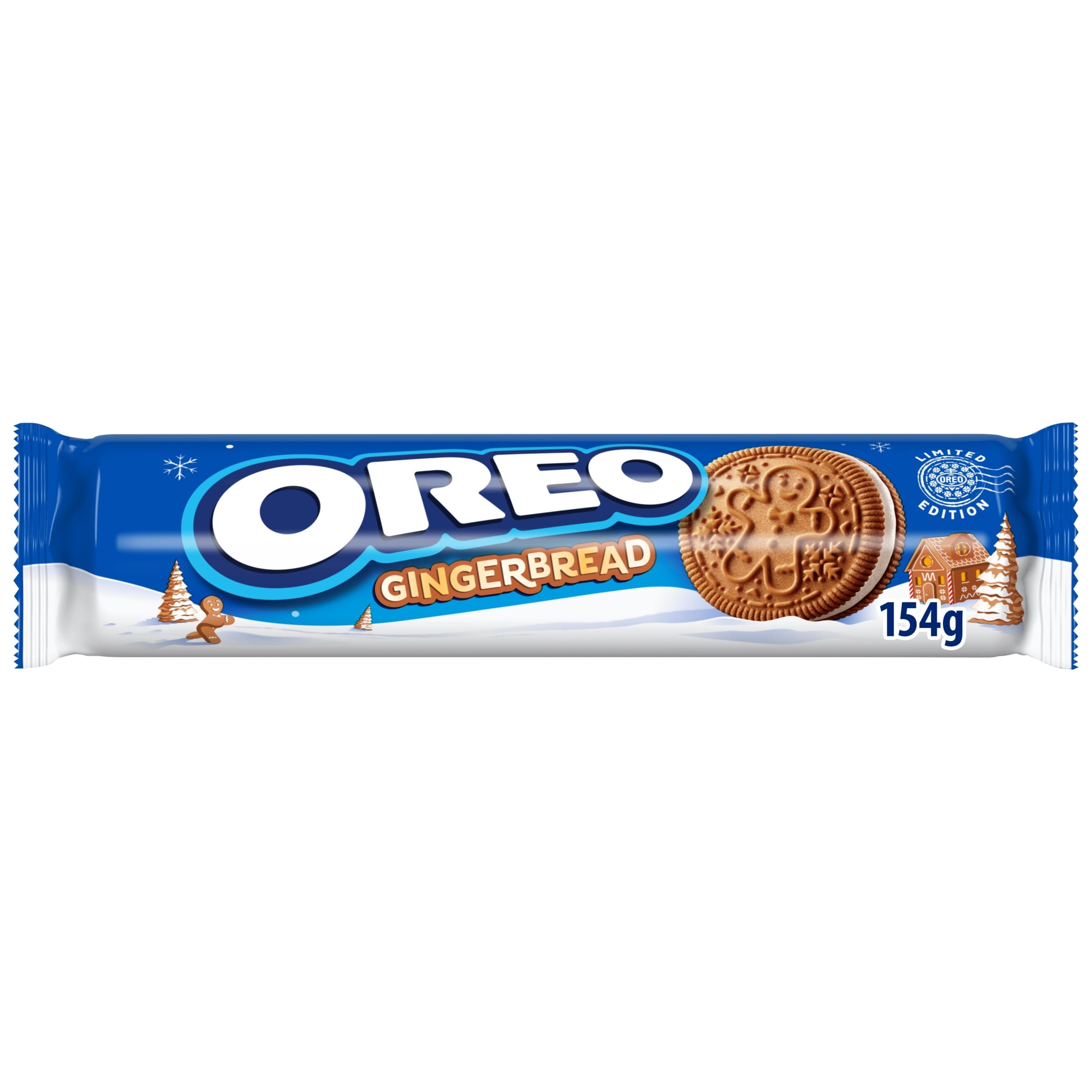 Oreo Gingerbread Sandwich Biscuits 154g - Tesco Groceries