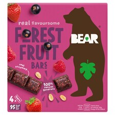 Bear Bars Forest Fruit 4X27g - Tesco Groceries