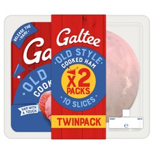Galtee Old Style Cooked Ham 10 Slices Twinpack - Tesco Groceries