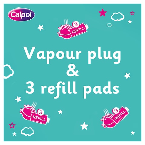 Calpol Vapour Plug In & Nightlight 3+ Months - Lavender & Chamomile ...