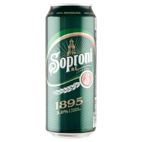 Soproni 1895 min&ségi világos sör 5% 500 ml - Tesco Groceries