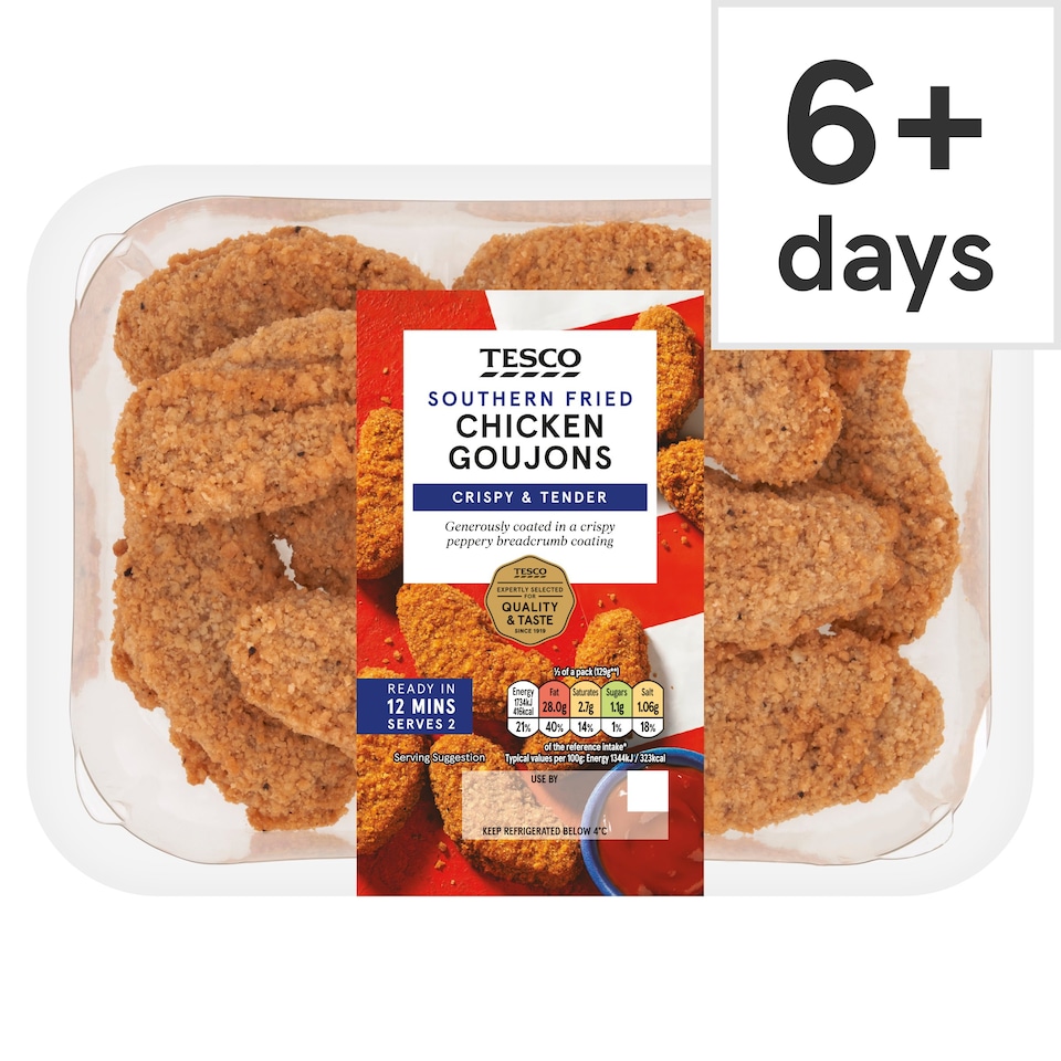 Tesco Southern Fried Chicken Goujons 270g - Tesco Groceries