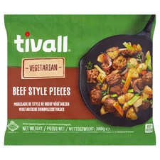 Tivall Vegetarian Beef Style Pieces 300G - Tesco Groceries