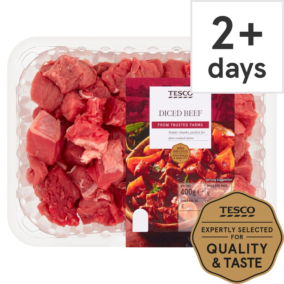 Tesco Diced Beef 400G - Tesco Groceries