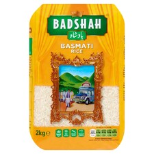 Badshah Basmati Rice 2Kg - Tesco Groceries