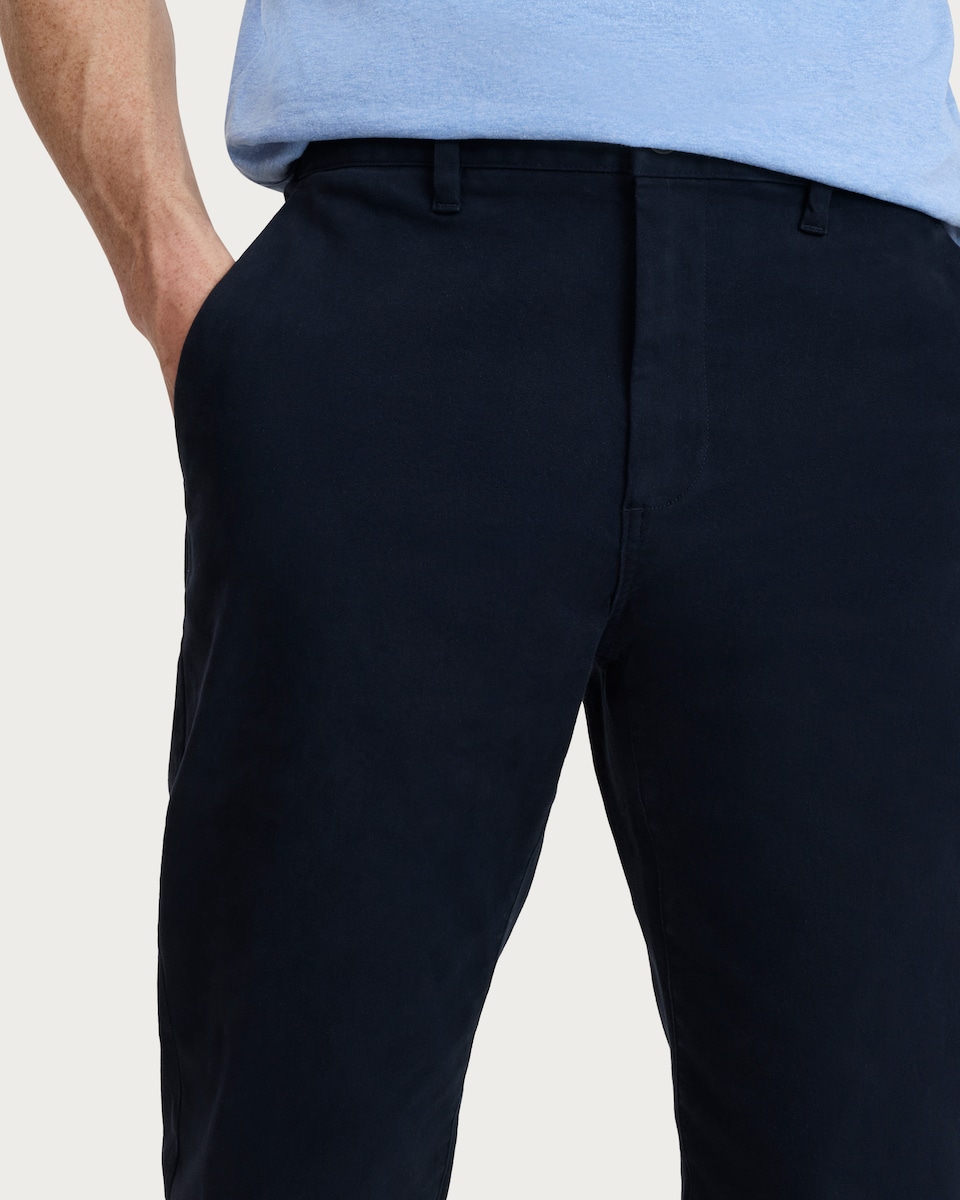 F&F FREEF!T® Slim Leg Chino Trousers in Navy - Tesco Groceries