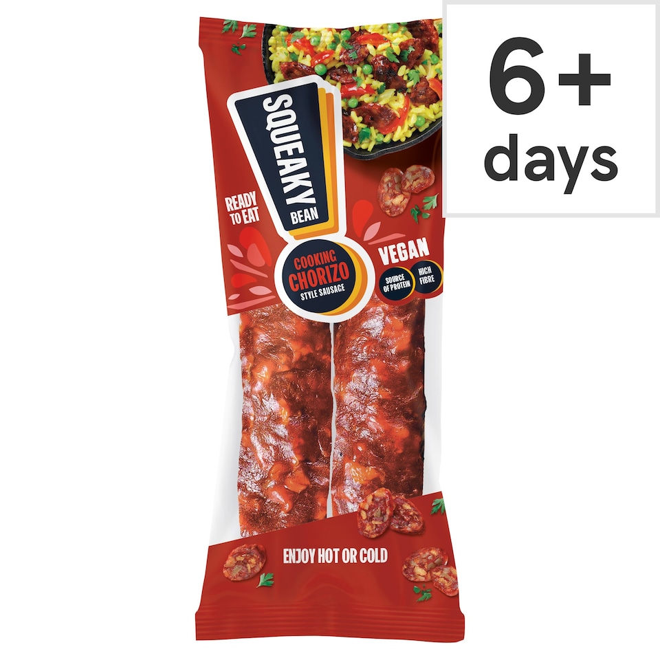 Squeaky Bean Cooking Chorizo Style Sausage 100G - Tesco Groceries