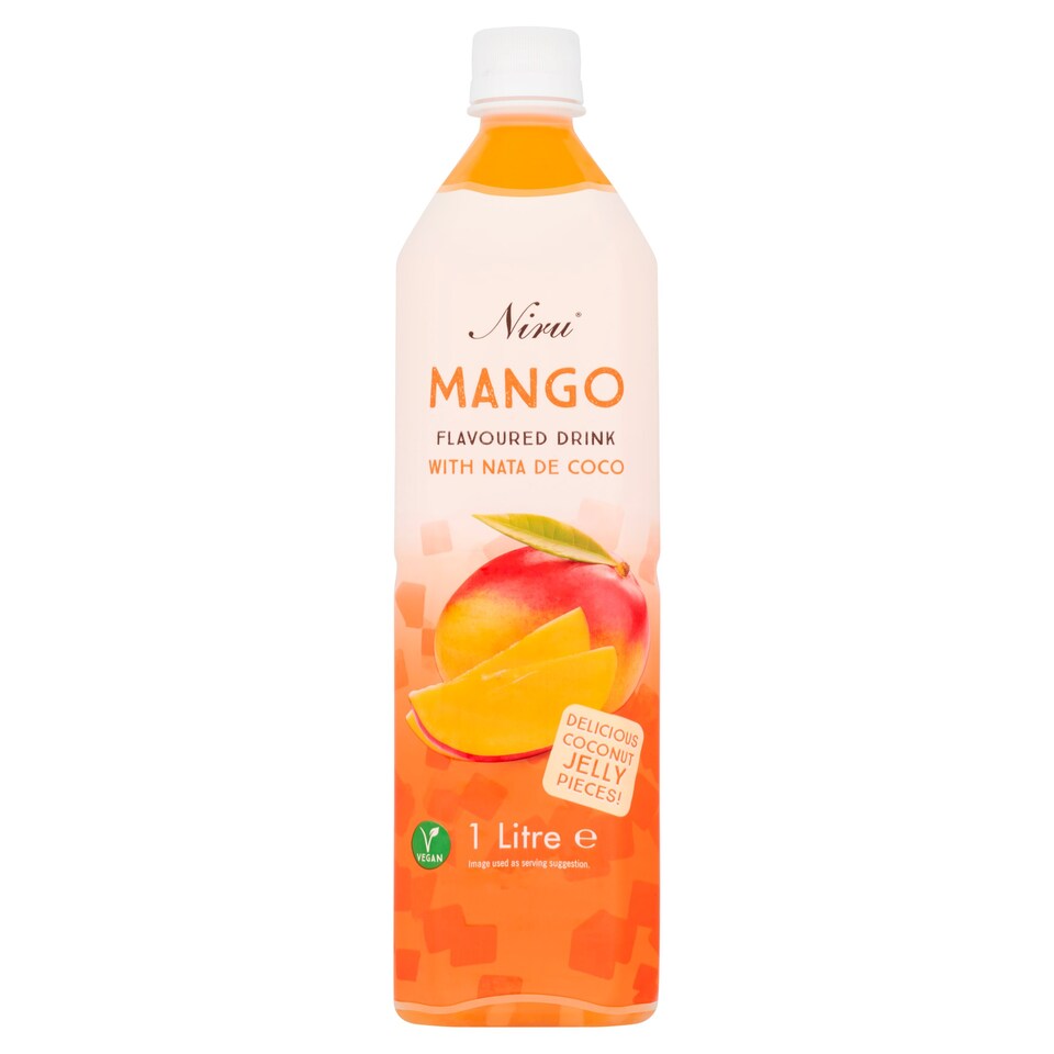 Niru Mango With Nata De Coco Drink 1l - Tesco Groceries