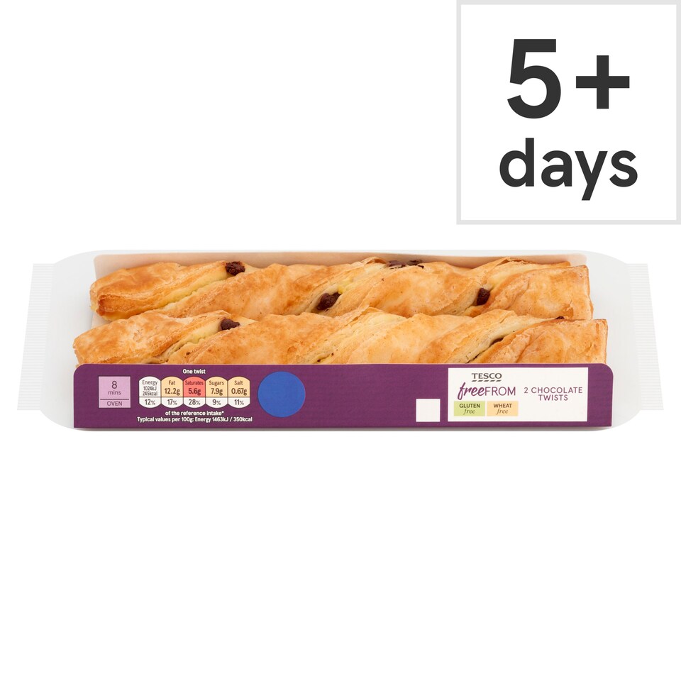 Tesco Free From 2 Chocolate Twists - Tesco Groceries