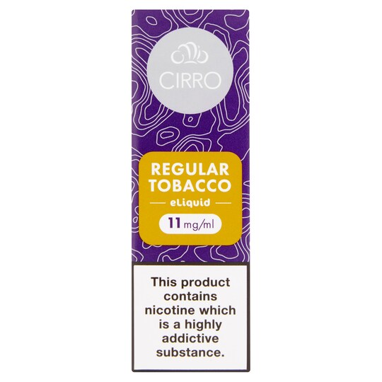 Cirro E-Liquid regular 11MG - Tesco Groceries