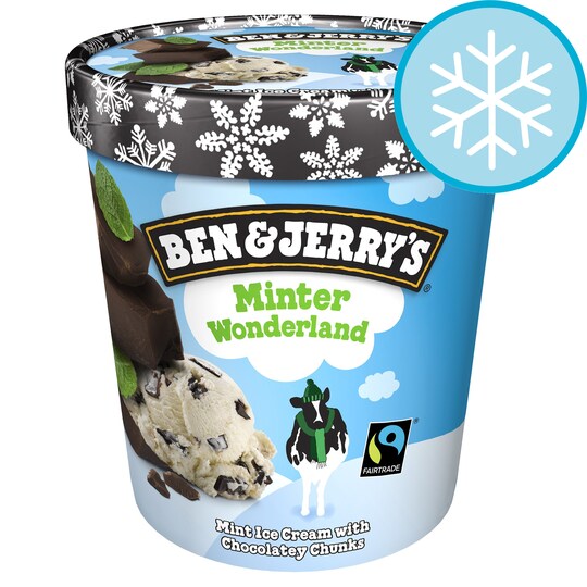 Ben And Jerry's Minter Wonderland 500Ml - Tesco Groceries