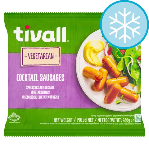 Tivall Vegetarian Cocktail Sausage 280G - Tesco Groceries