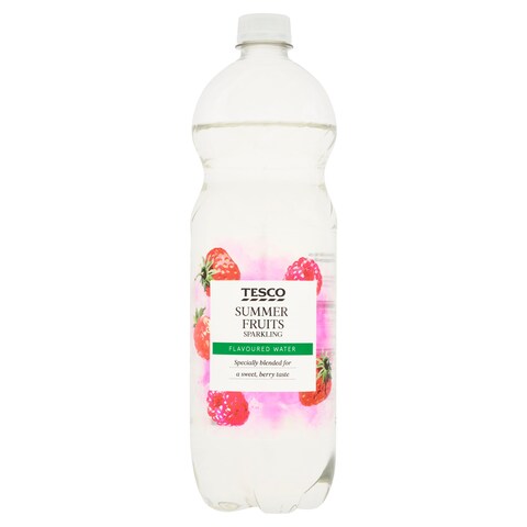 Tesco Summer Fruits Sparkling Flavoured Water 1 Litre - Tesco Groceries