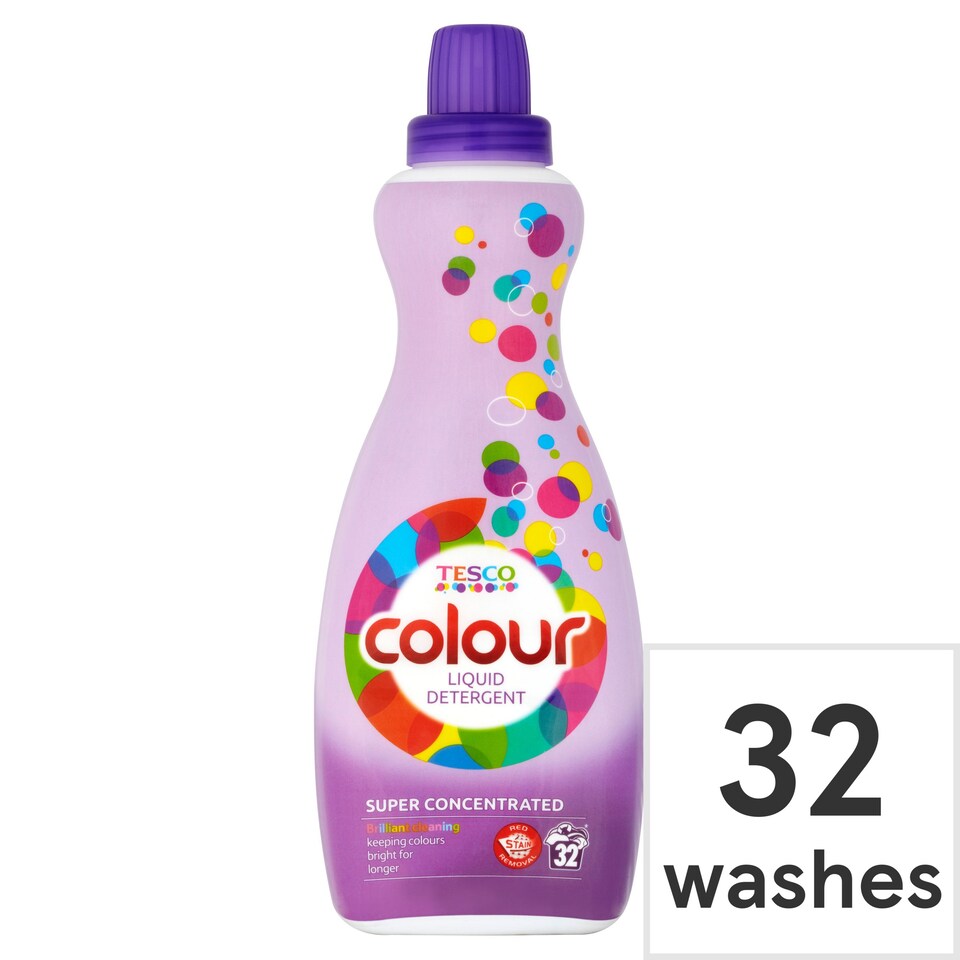 Tesco Super Concentrated Liquid Colour 960Ml - Tesco Groceries