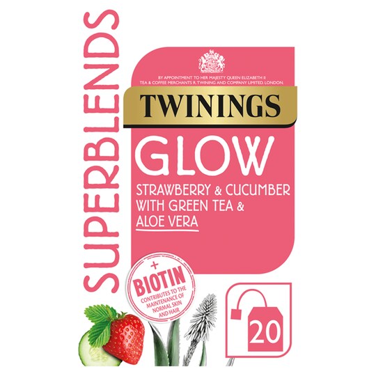 Twinings Superblends Glow 40G - Tesco Groceries