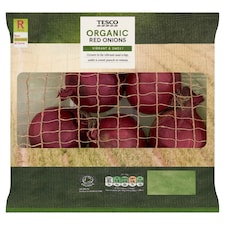 Tesco Organic Red Onions - Tesco Groceries