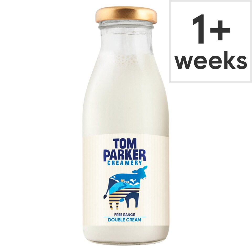 Tom Parker Creamery Free Range Double Cream 250ml - Tesco Groceries