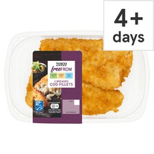 Tesco Free From 2 Breaded Cod 300G - Tesco Groceries