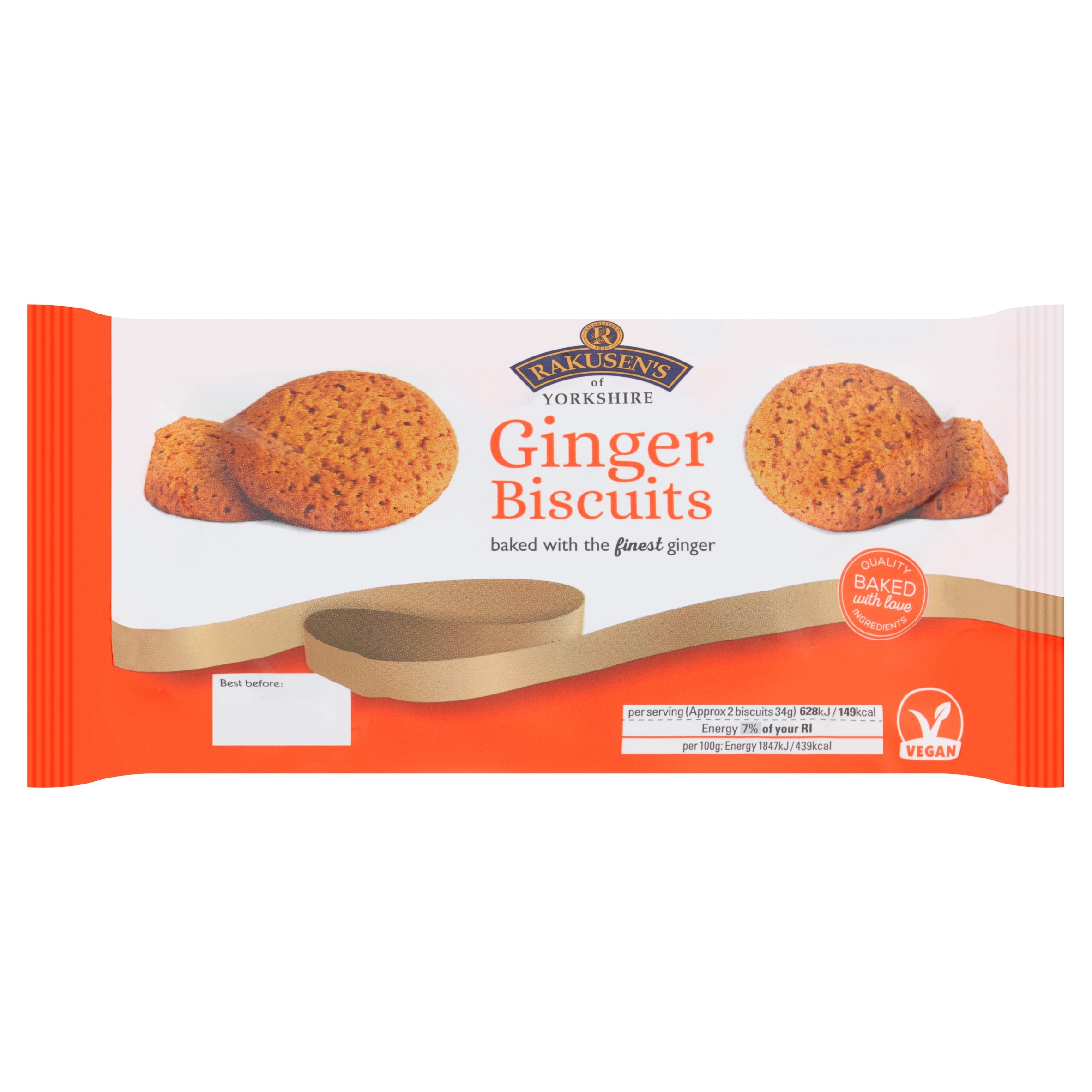 Rakusens Ginger Biscuits 150g - Tesco Groceries