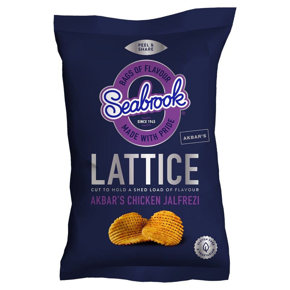 Seabrook Food Heroes Jalfrezi Latt Crisps 120g - Tesco Groceries