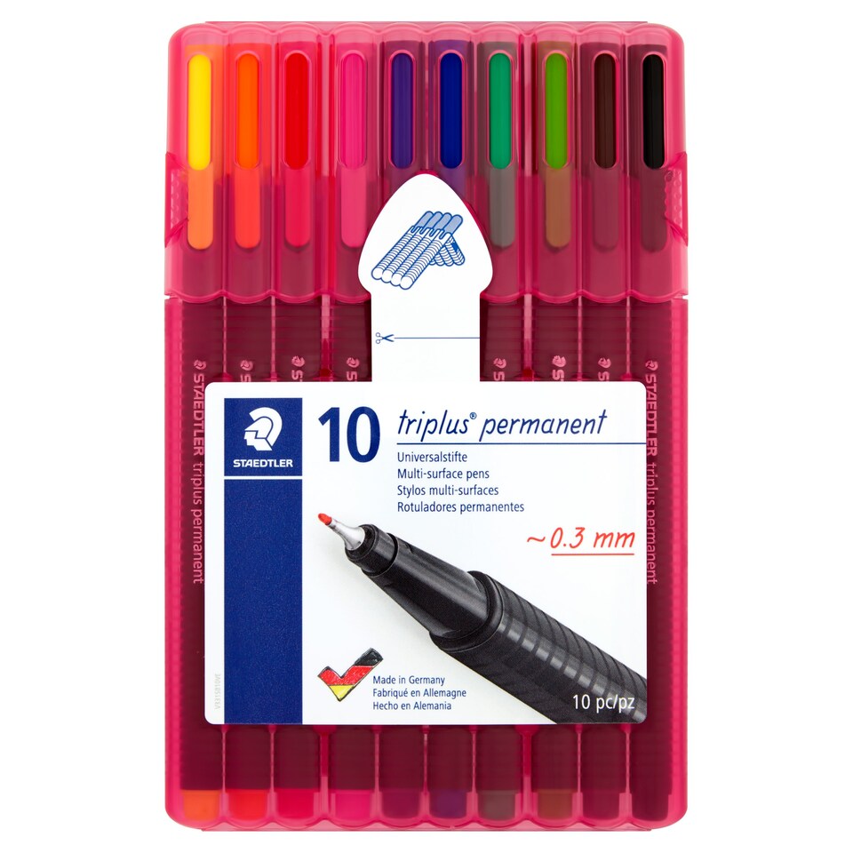 Staedtler Prmt Markers Asstd 10 Pack - Tesco Groceries