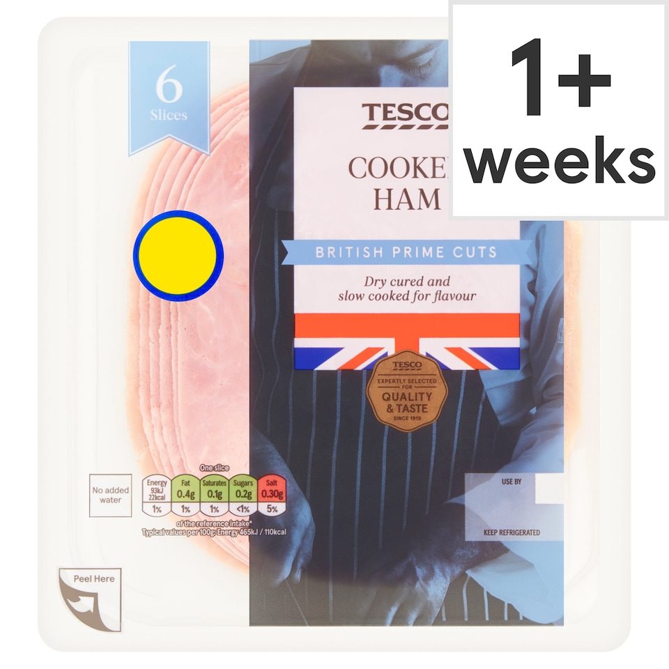 Tesco British Cooked Ham 120g - Tesco Groceries
