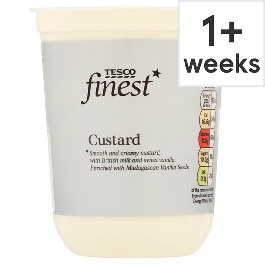 Tesco Finest Custard 500G - Tesco Groceries