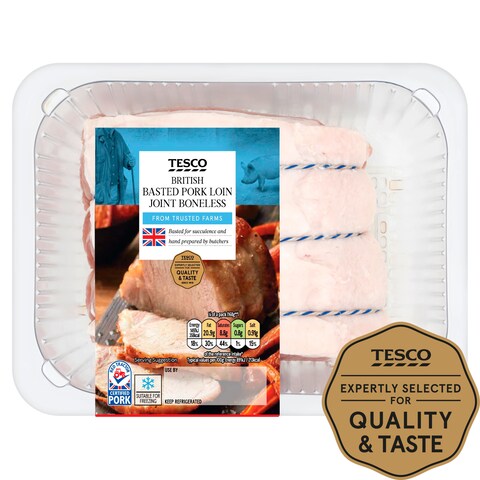Tesco Basted Pork Loin Joint 800G - Tesco Groceries